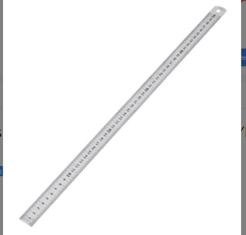 Penggaris / Mistar Baja ukuran 50 cm JOYKO