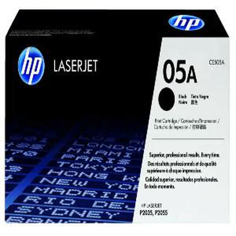 HP 05A BLACK ORIGINAL LASERJET TONER CARTRIDGE
