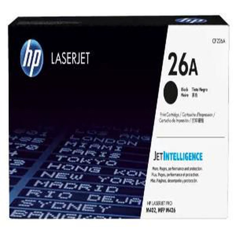 HP 26A BLACK ORIGINAL LASERJET TONER CARTRIDGE