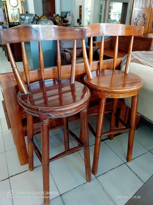 KURSI TINGGI /BAR KAYU JATI