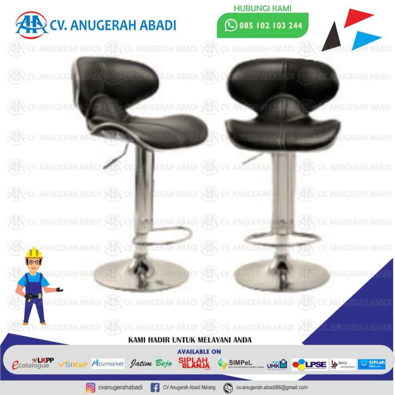 KURSI LABORATORIUM ARDENT LIBRA 171 BS BLACK