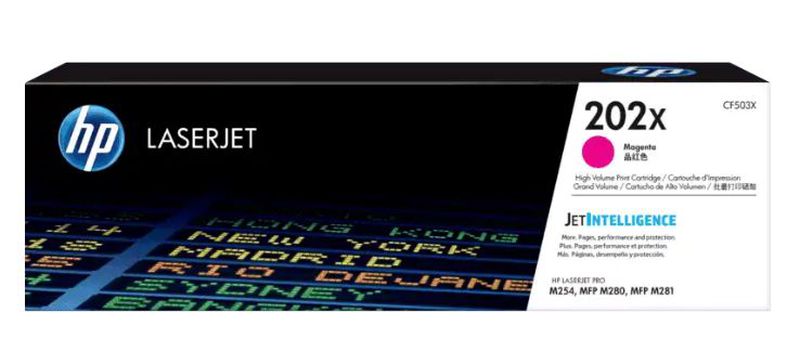 HP 202X High Yield Magenta Original LaserJet Toner Cartridge - CF502X