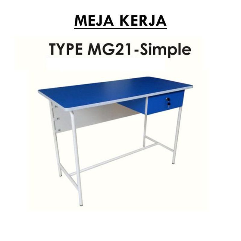MEJA KERJA TYPE MG21-SIMPLE