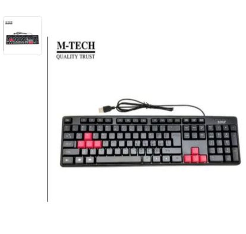 Mouse dan Keyboard (Keyboard merk M-tech)