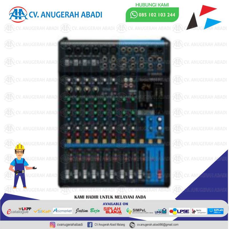 MIXER YAMAHA MG12XU 12 CHANEL