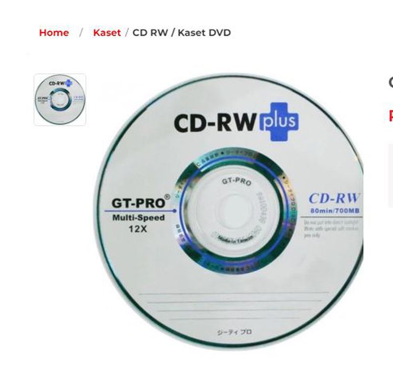 CD RW / Kaset DVD