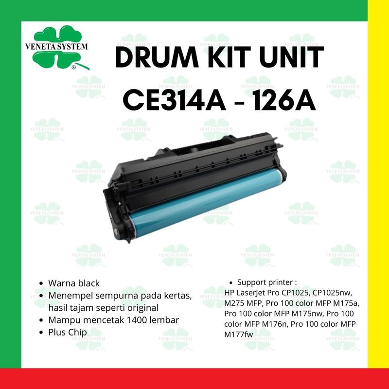 Toner Printer Laserjet CE314A Black Drum Unit
