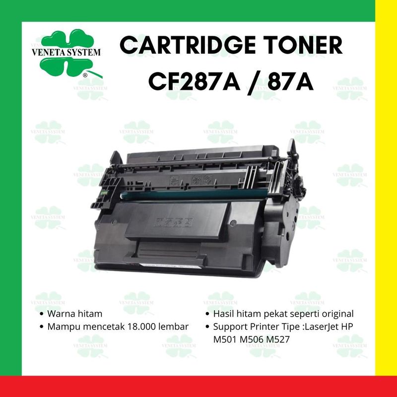 Toner Printer Laserjet CF287A / 87A BLACK