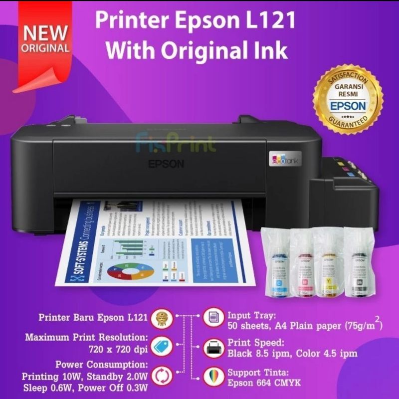 Printer Epson L121 Ink Tank Printer Epson L120 L 120 l120 Infus System ...