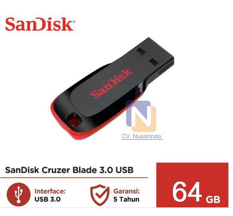 Flashdisk Sandisk 64 gb