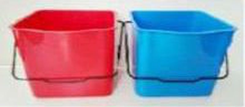 Bucket / ember 25 ltr u/ refill double bucket besi / pcs