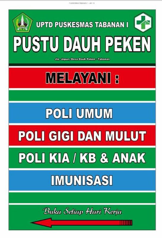 Papan Nama Pustu