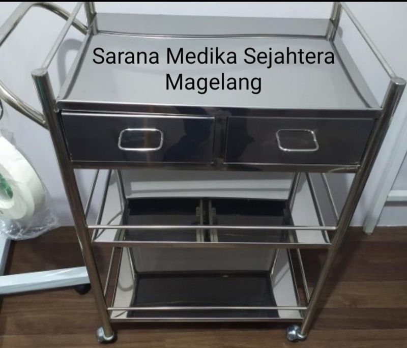 Meja Instrument 3 sap + 2 laci