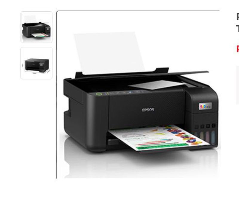 Printer Epson L3250 EcoTank A4 Wi-Fi All-in-One Ink Tank Printer Inkjet