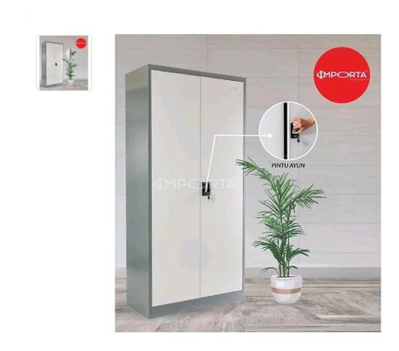 Lemari Arsip Besi ukuran 85x40x180 tipe sca 18 ms merek importa ...