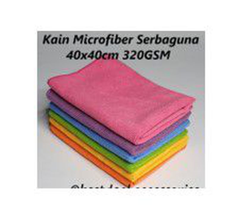 Kain Microfiber 40X40 Handuk Kecil Lap Meja