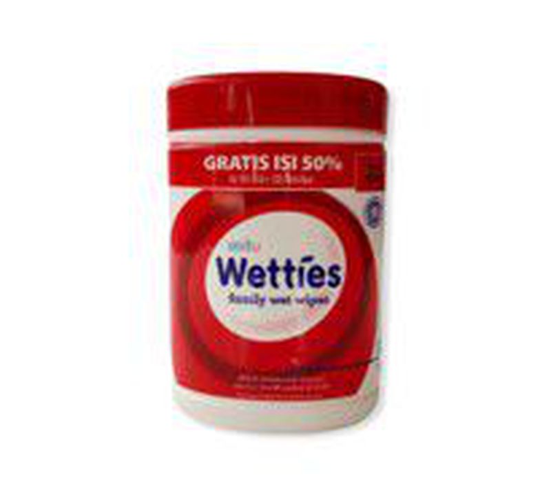 Mitu Wetties Family Tisu Basah Aantiseptik Tanpa Alkohol Kemasan Botol