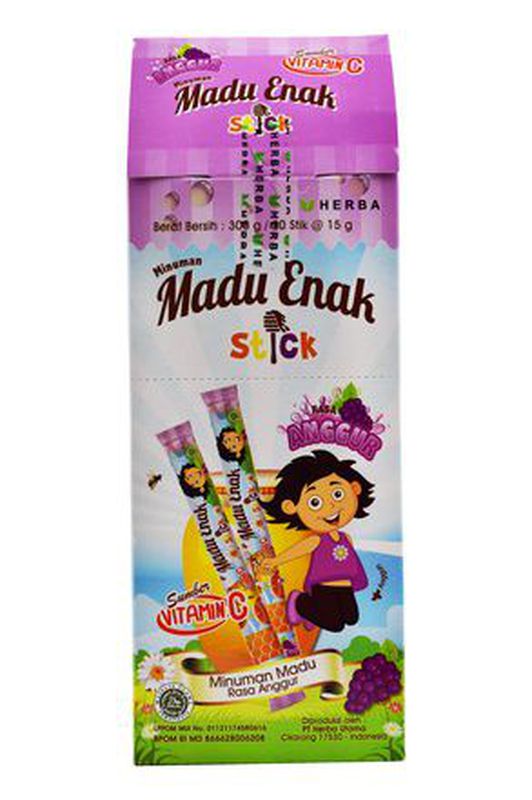 MADU ENAK STICK ANGGUR BOX 20 STICK