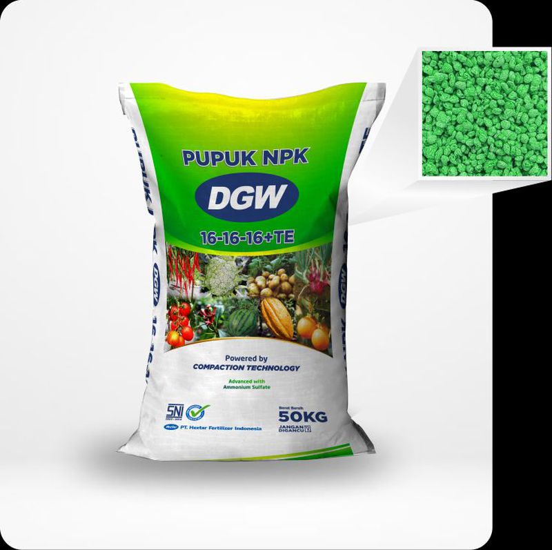 Pupuk NPK DGW 16-16-16+TE - 50 Kg