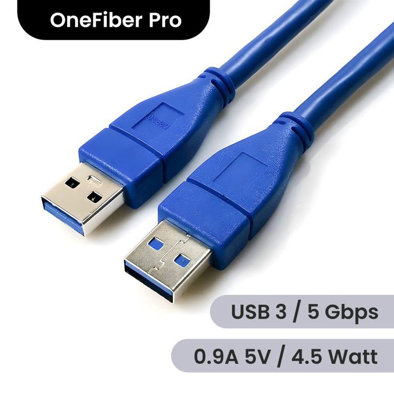Kabel USB 3.0 Male to Male 1 Meter - OneFiber
