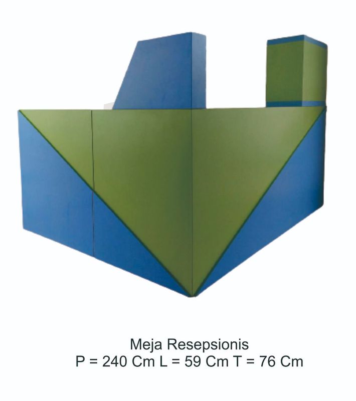 Meja Resepsionis Multiplek HPL