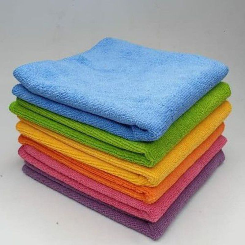 Lap Microfiber Ukuran 55 x 40 cm (Merah, Kuning, Hijau, Biru) per pc