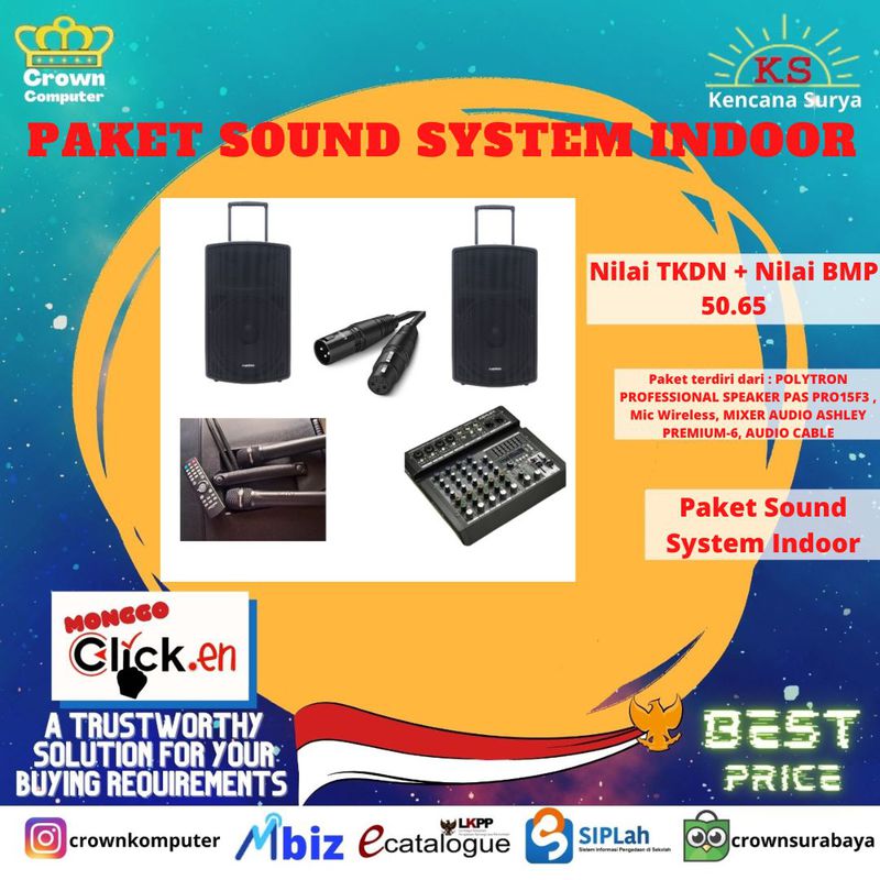 PAKET SOUND SYSTEM INDOOR