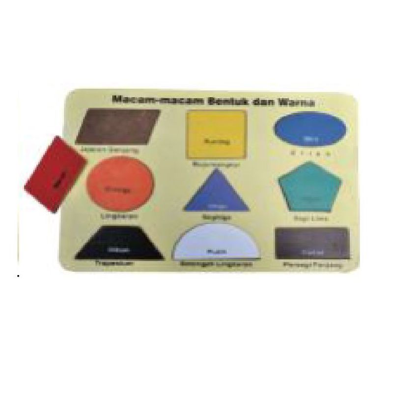 Puzzle Bentuk dan Warna