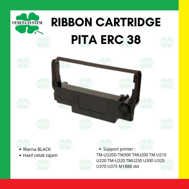 Ribbon Cartridge ERC 38 BLACK