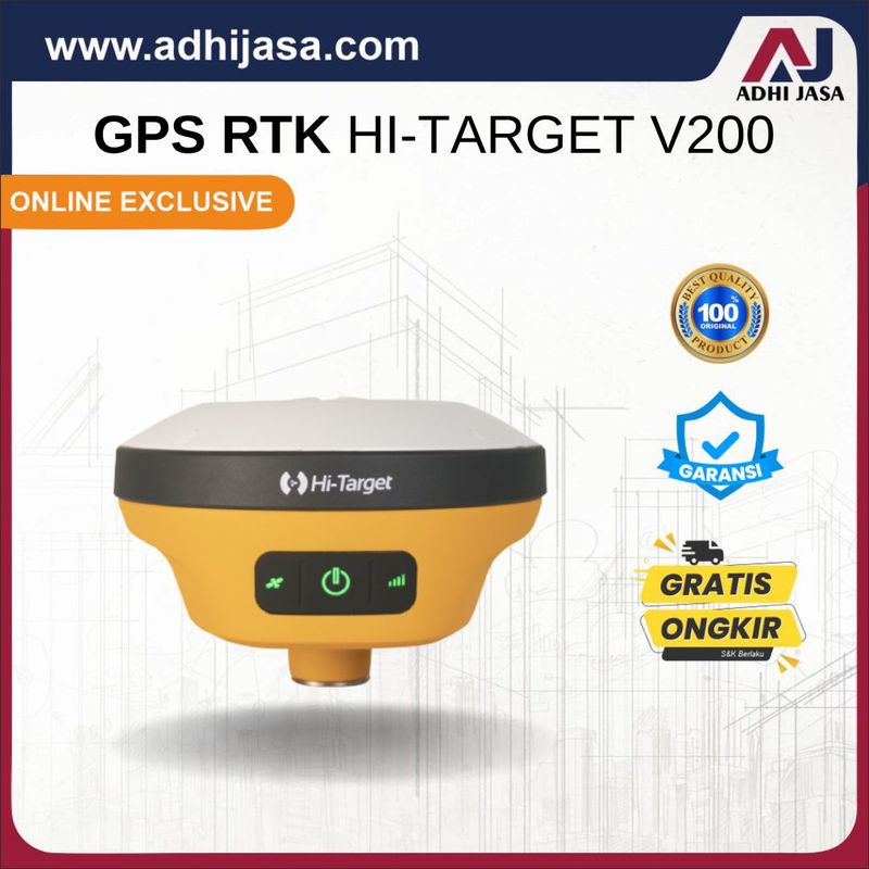 HI-TARGET V200 GNSS GPS RTK Geodetik | GARANSI 5 TAHUN