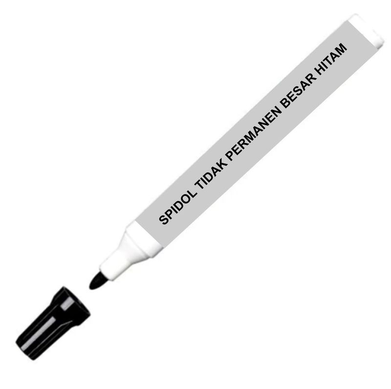 SPIDOL TIDAK PERMANEN BESAR HITAM