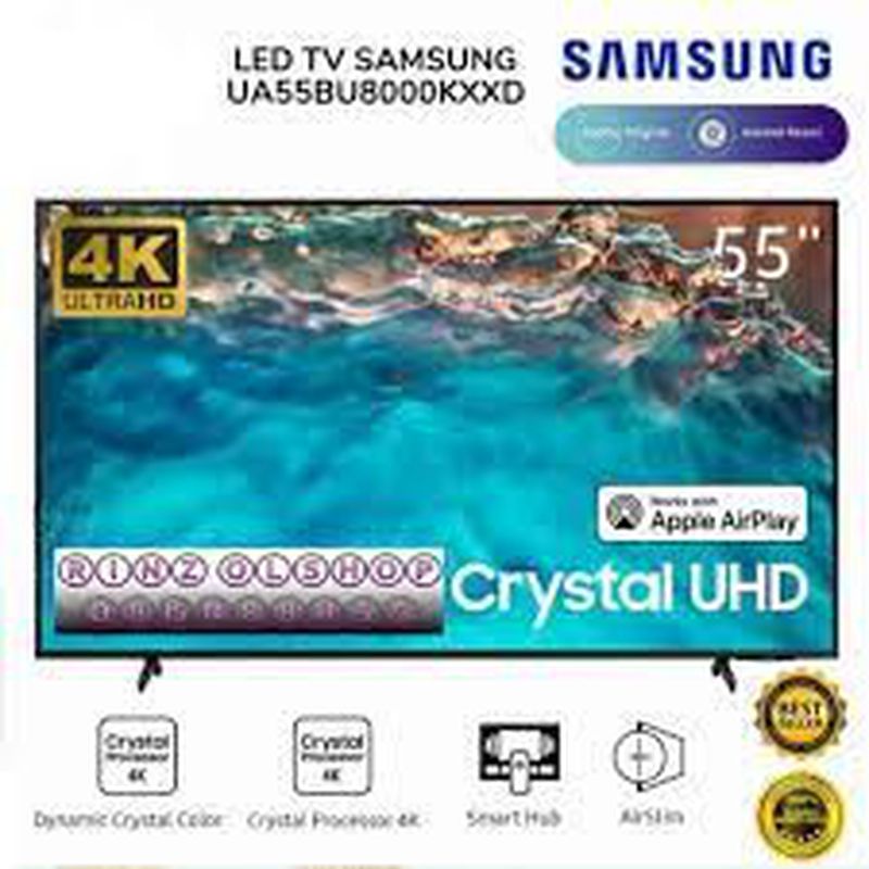 Samsung Smart TV Crystal UHD 4K BU8000 Series dengan Smart Hub