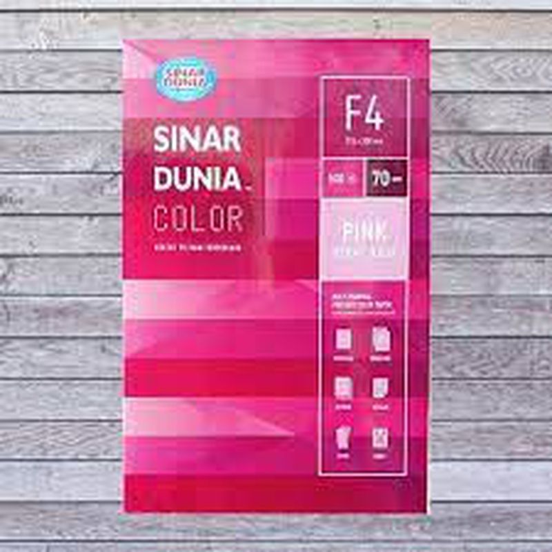 KERTAS HVS PINK SIDU