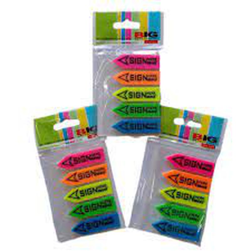 Posh It BIG sign here 6021 panah 5 warna