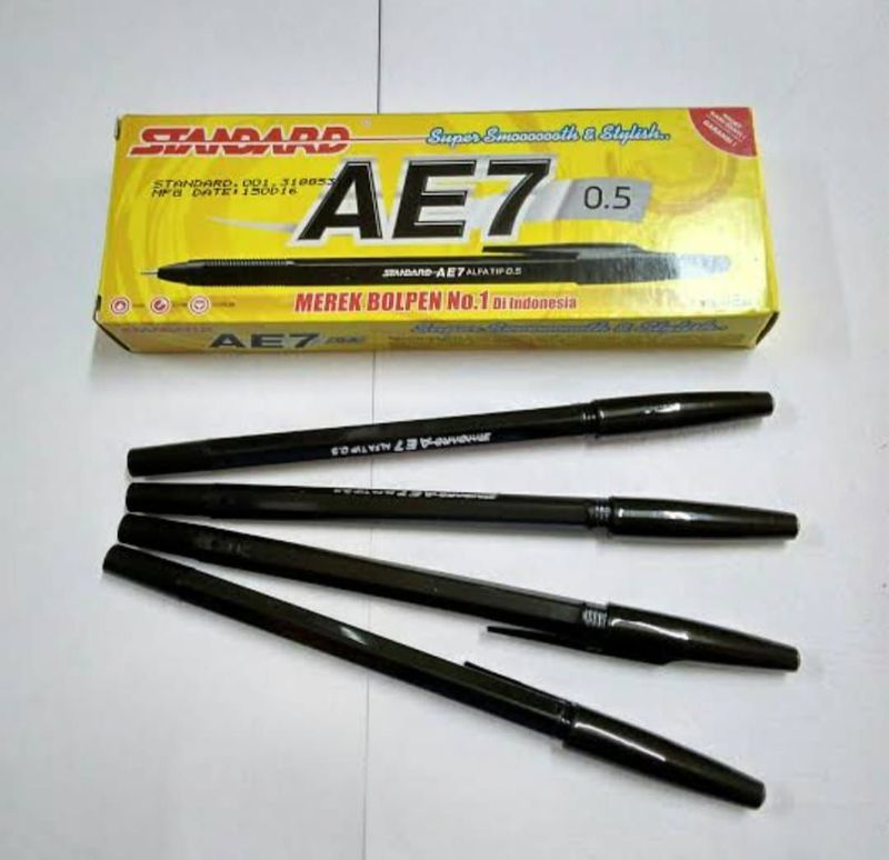 STANDARD AE7 BALLPOINT / KOTAK - Merah