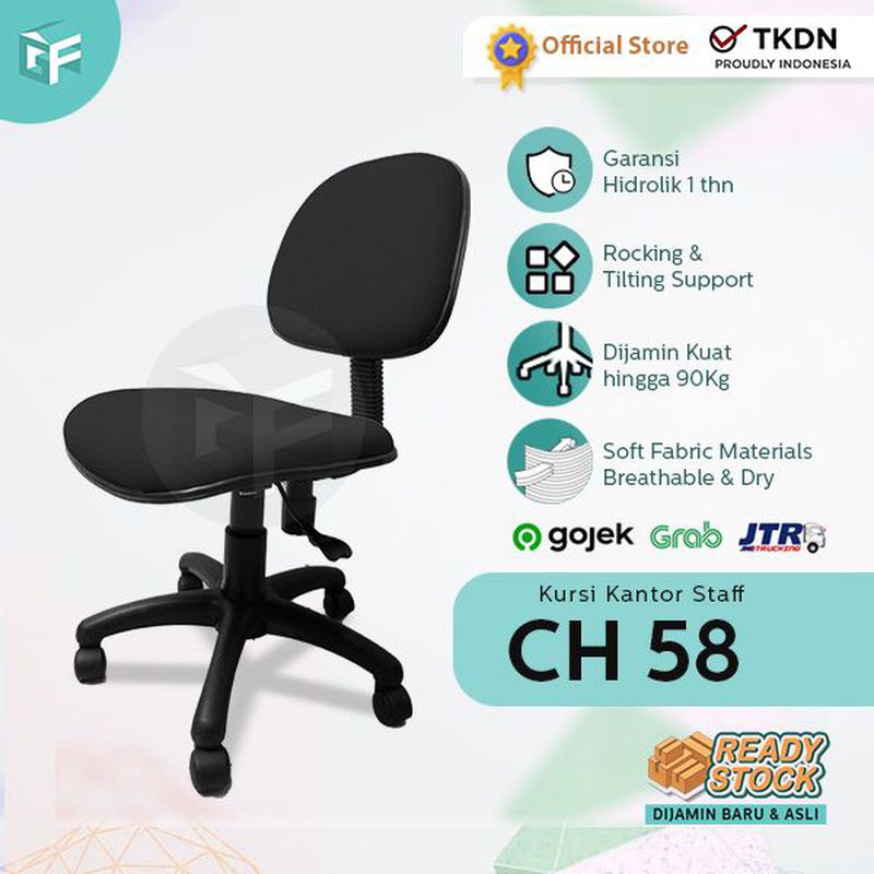 Kursi Kerja Kantor Staff Murah Insperra CH 58