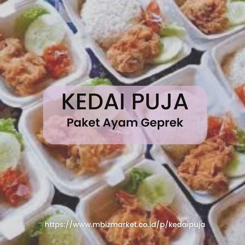 Paket Catering Nasi Box Ayam Geprek