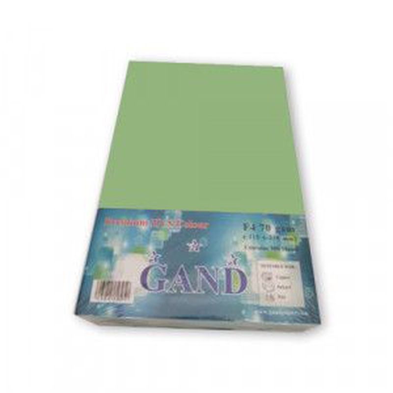 GAND PAPER COLOUR SIZE F4 70 GRAM GREEN