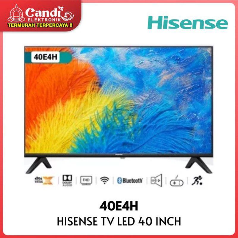 HISENSE Smart FHD TV Bezelles Design 40 Inch 40E4H