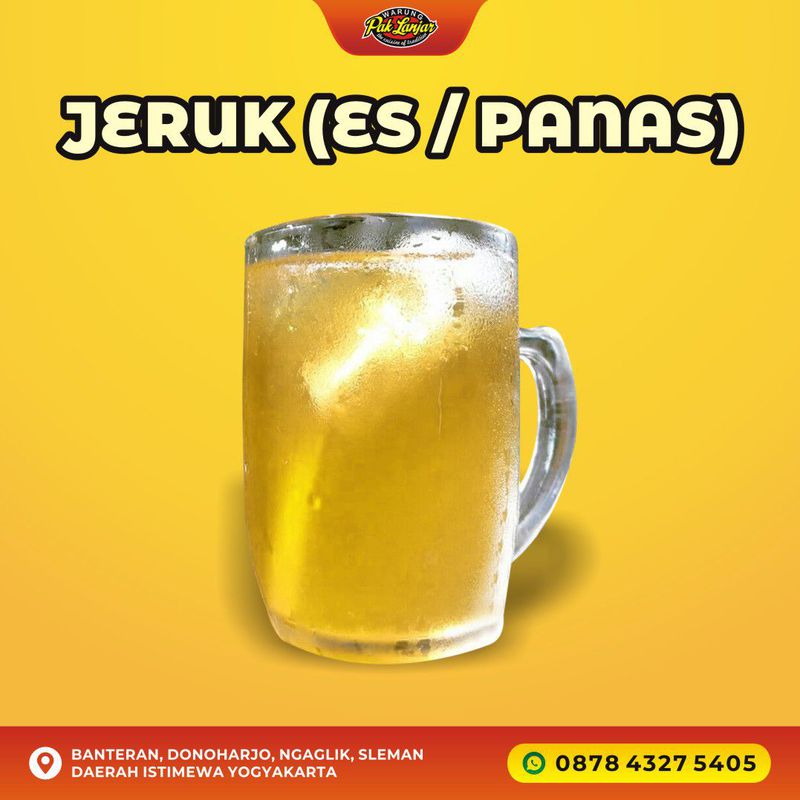 MINUMAN JERUK HANGAT / ES