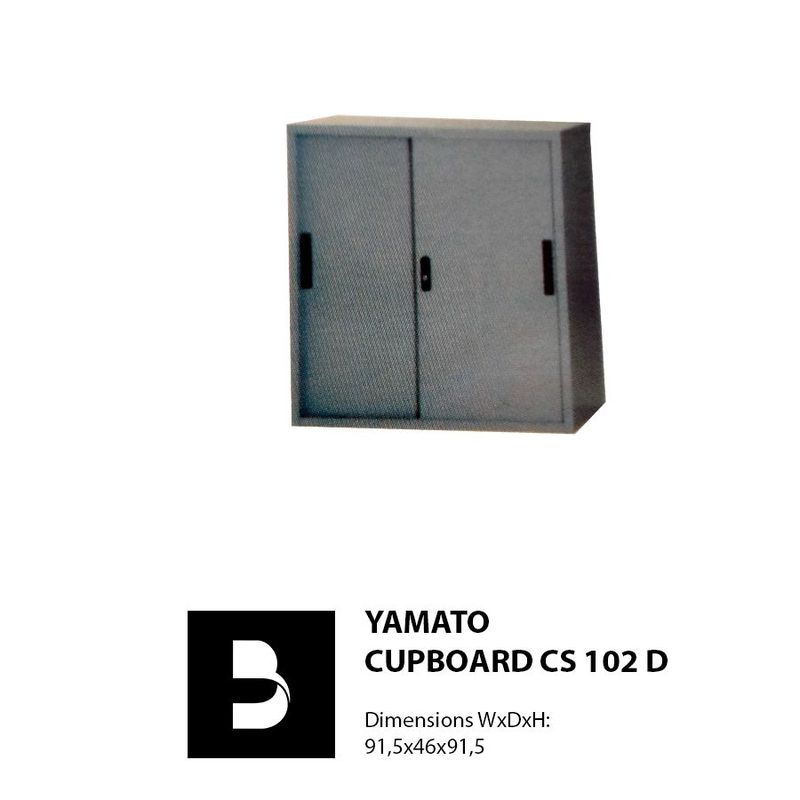 Lemari 1/2 Tinggi Sliding Plat YAMATO CS 102 D