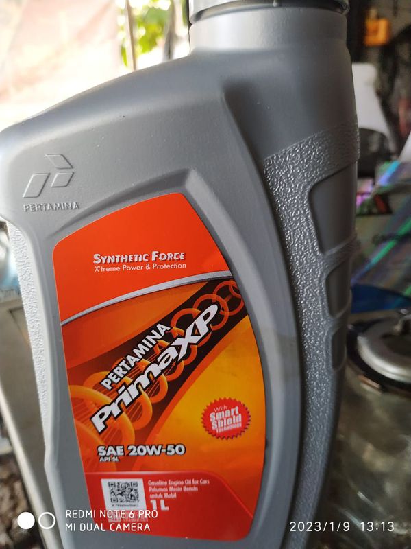 OLI PRIMA XP 1 LITER SAE 20W-50 PERTAMINA