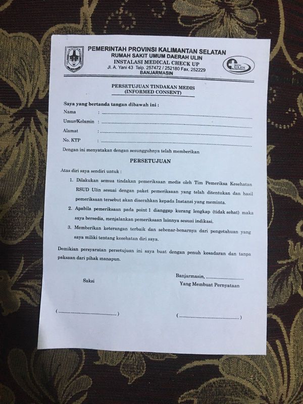 Persetujuan Tindakan Medik (Informed Consent) (A4)(per-buku)