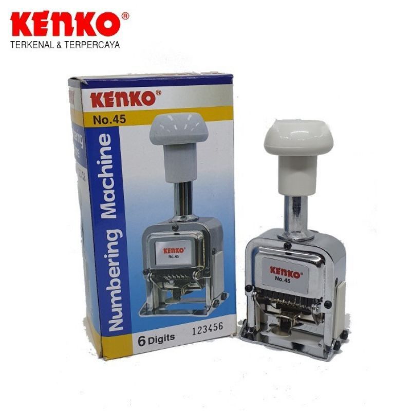 KENKO Numerator 6 digit No 45/Automatic Number Machine/Stempel Angka ...