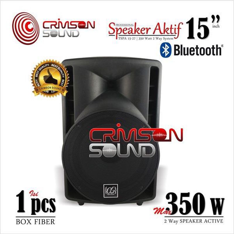 Soundsystem Aktif Speaker 15" Pro/Bluetooth/FM