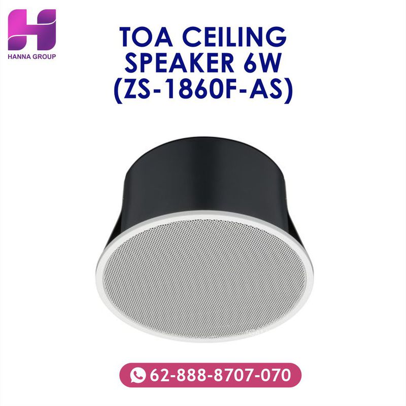 TOA CEILING SPEAKER 6W (ZS-1860F-AS)