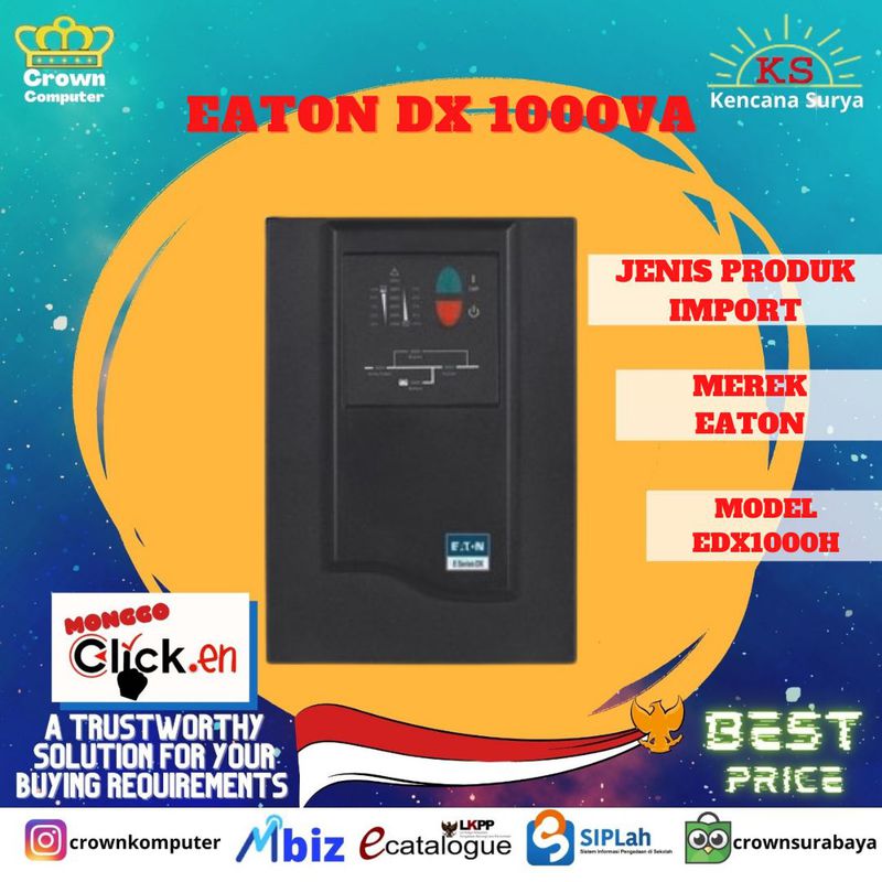 UPS EATON DX 1000VA, 220V