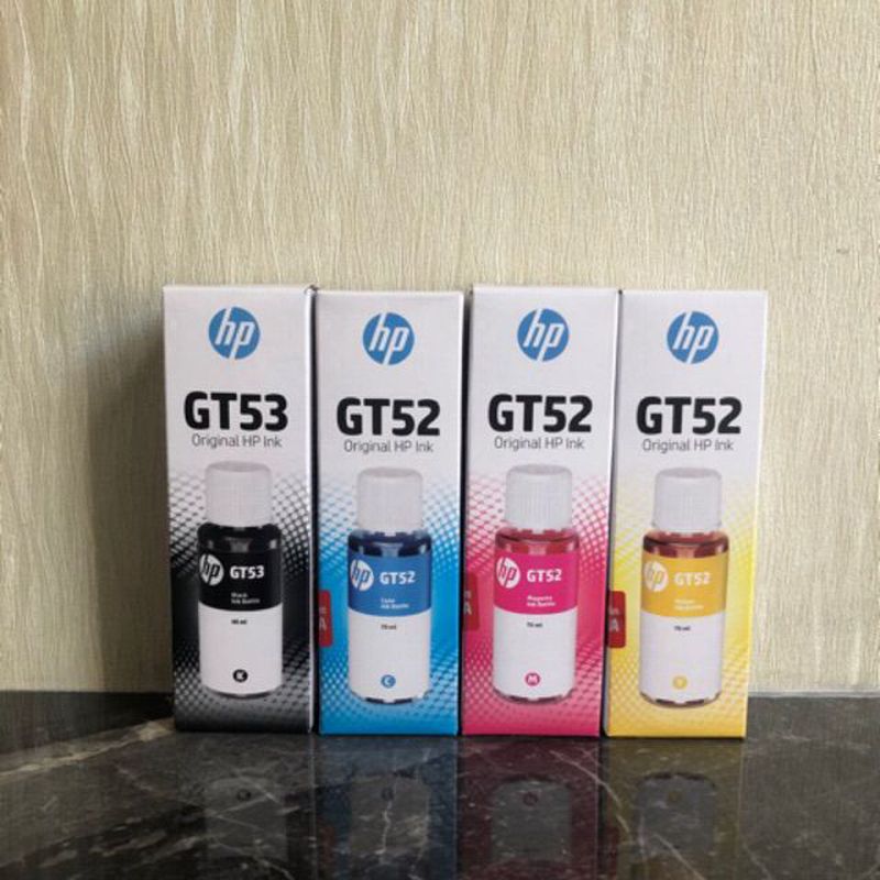 Tinta Hp GT 52 dan 53 Original - Hitam