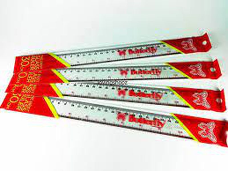 Penggaris Mika Butterfly 30 Cm