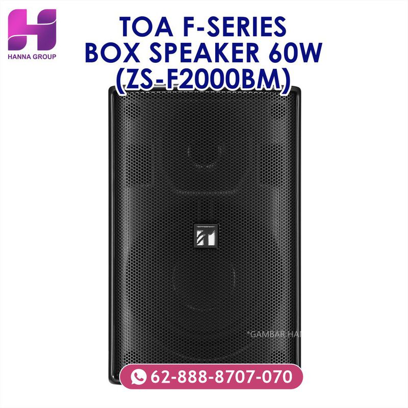 TOA F-SERIES BOX SPEAKER 60W (ZS-F2000BM)